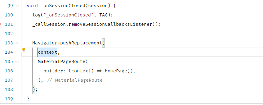 Screen goes white in production · Issue #118 · ConnectyCube/connectycube-flutter-samples · GitHub