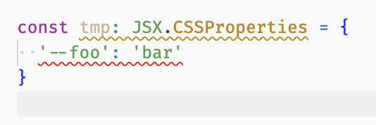 JSX.CSSProperties rejecting CSS variables in compile time · Issue #1184 · solidjs/solid · GitHub