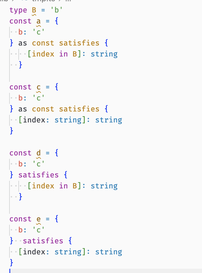  formatter Default Typescript Formatter Inconsistency With satisfies 