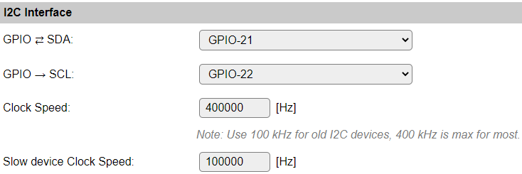 Additionals I²C bus (Master) · Issue #4592 · letscontrolit/ESPEasy · GitHub