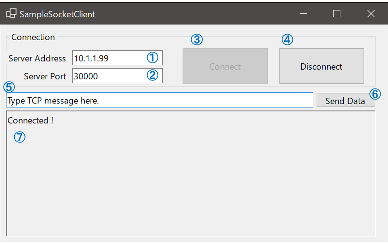 GitHub - ooooo0oooo0ooo0oo0o0/SampleSocketClient: Socket client sample ...
