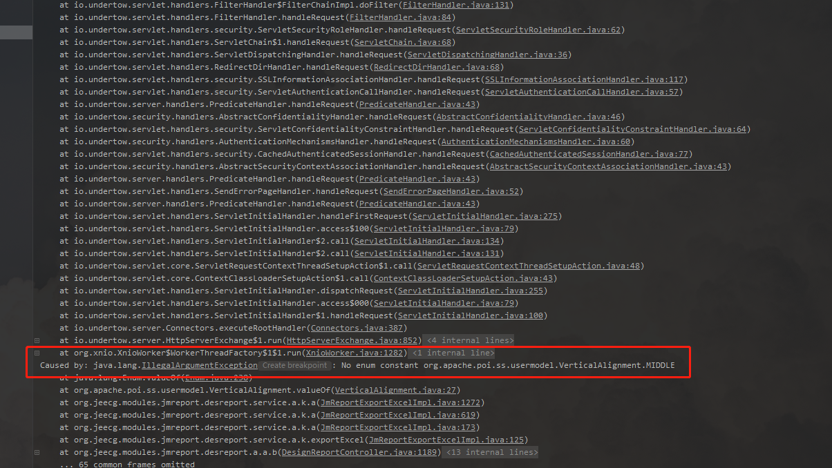 Excel导出失败 · Issue 1688 · Jeecgbootjimureport · Github