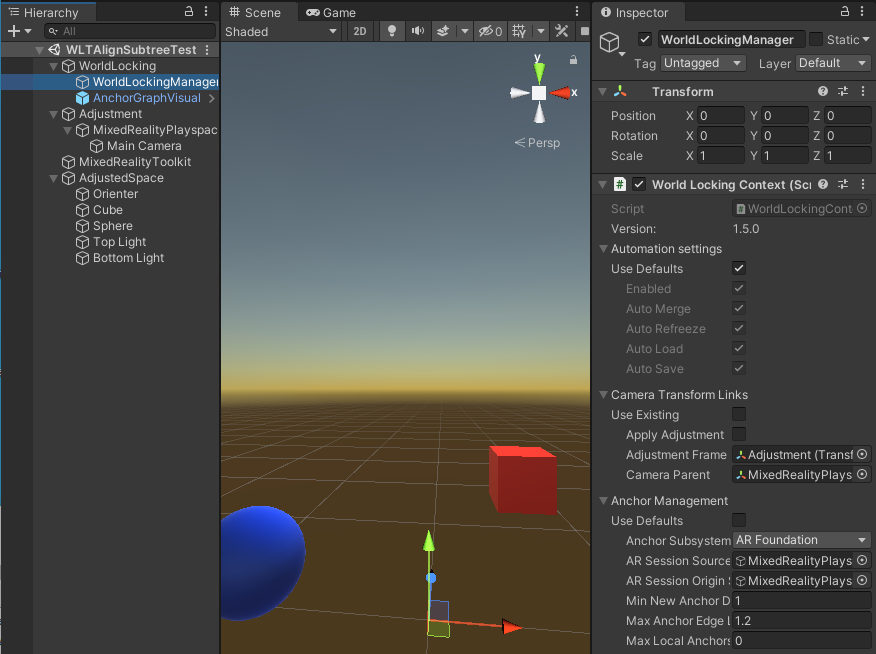 Local only world locking not working with AlignSubtree · Issue #207 · microsoft/MixedReality ...