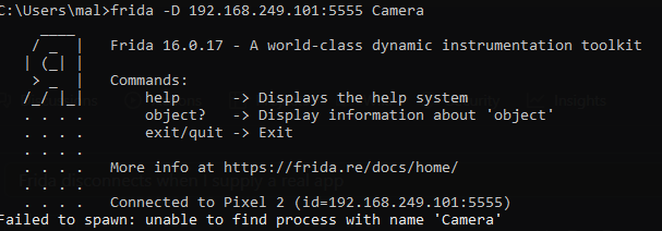 Frida disconnects when I supply a real app · Issue #2493 · frida/frida ...