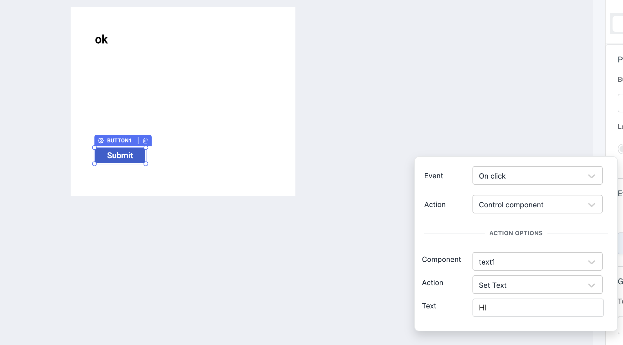 Unable to control Text component inside Form component · Issue #5819 · ToolJet/ToolJet · GitHub