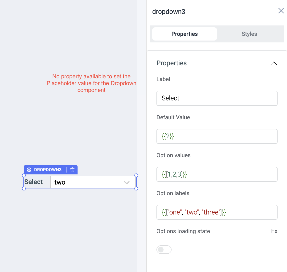 Add the Placeholder property to the Dropdown component · Issue #5886 ...