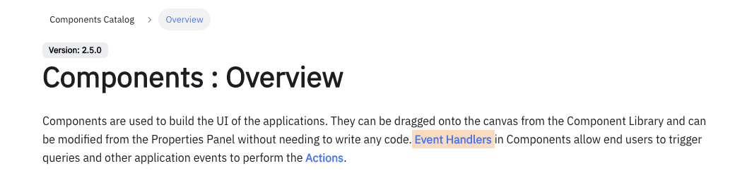 [docs]: Fix the broken URL in /widgets/overview · Issue #6308 · ToolJet/ToolJet · GitHub