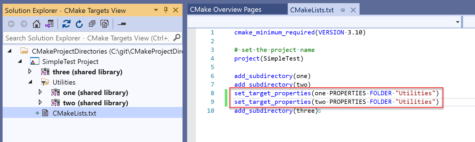 GitHub - ajorians/CMakeProjectDirectories: Example to show creating project directories in CMake.