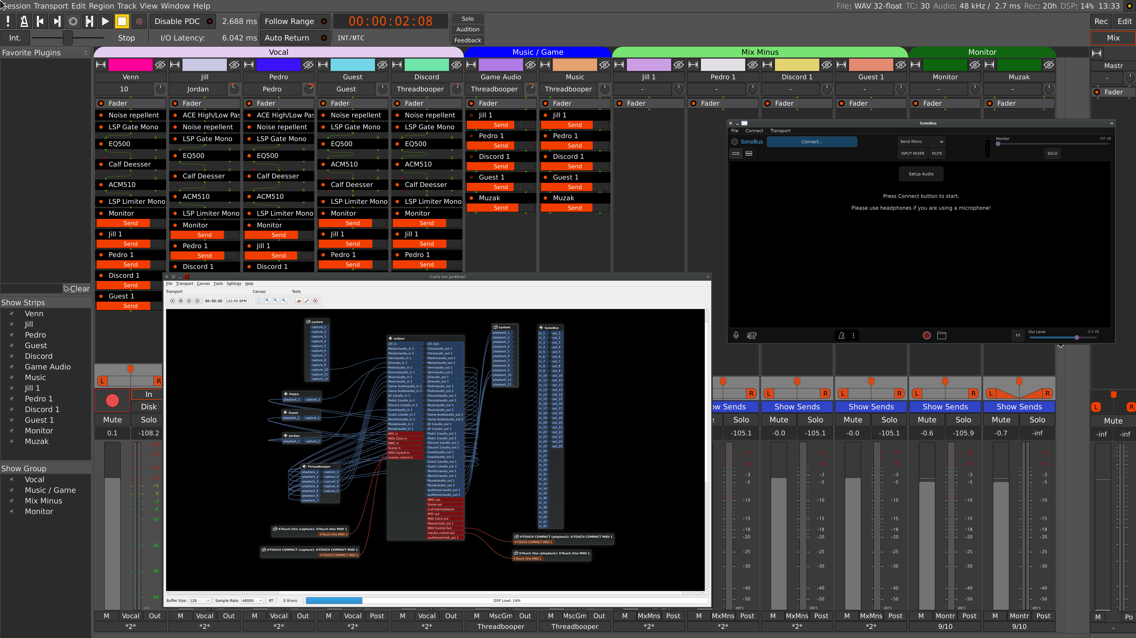 SonoBus VST crashes Ardour when used with X11 forwarding · Issue #63 · sonosaurus/sonobus · GitHub