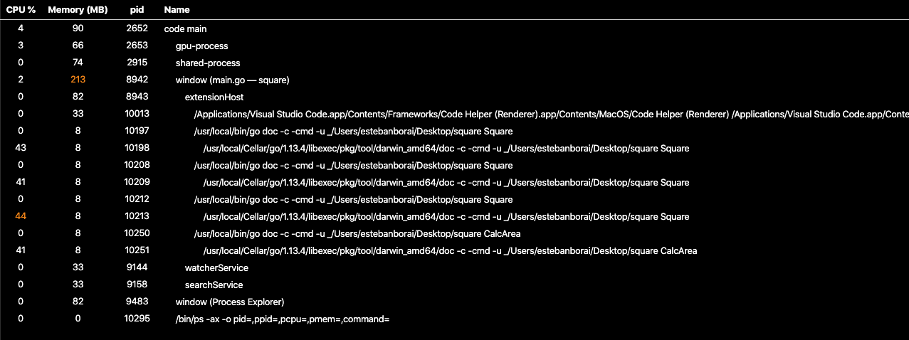 ms-vscode.go extension causing high CPU · Issue #2956 · microsoft/vscode-go · GitHub