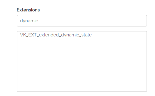 VK_KHR_dynamic_rendering is missing · Issue #347 · Dav1dde/glad · GitHub