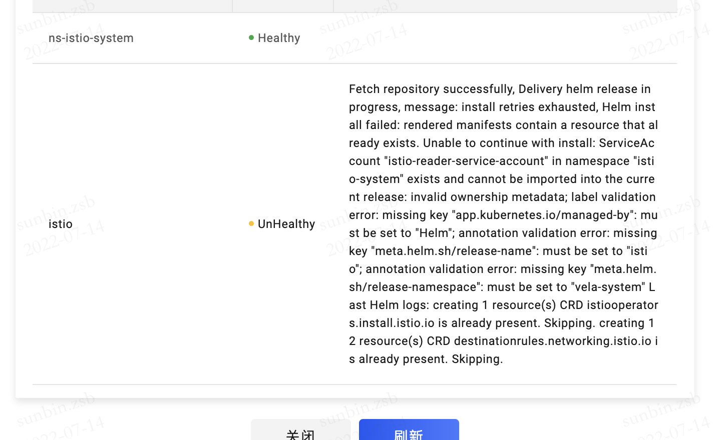 关于VelaUX安装addon-istio问题 · Issue #4382 · kubevela/kubevela · GitHub