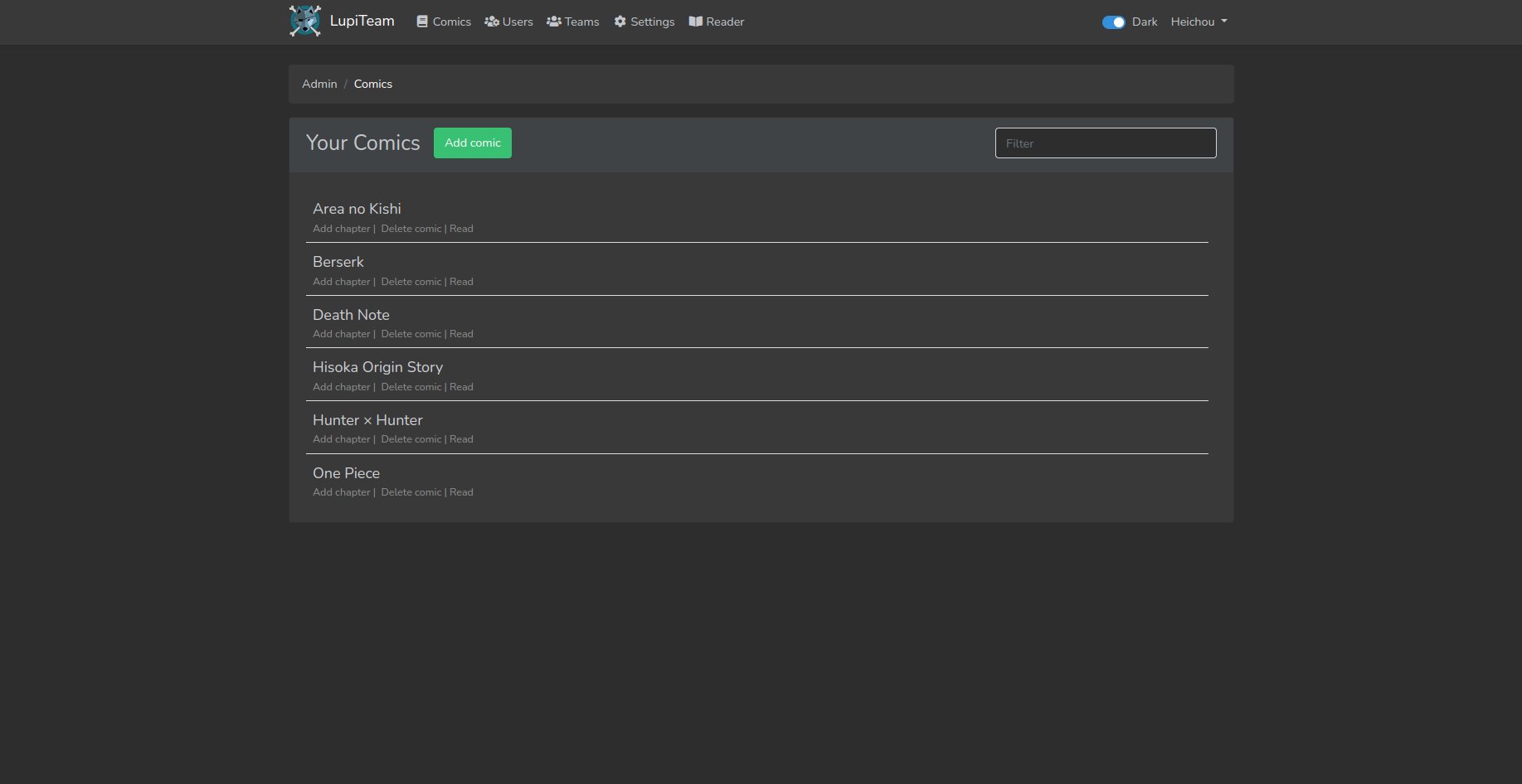 GitHub - FedericoHeichou/PizzaReader: A Manga and Comics reader written ...