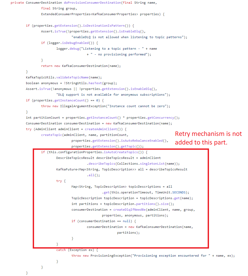 Error in KafkaTopicProvisioner For Consumer · Issue #2520 · spring-cloud/spring-cloud-stream ...