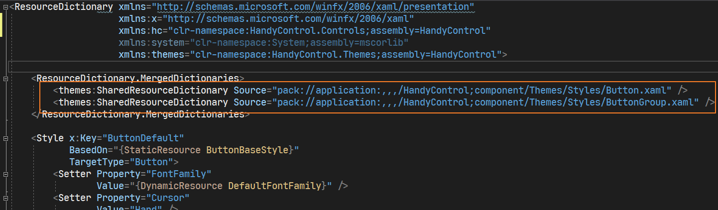 使用Nuget更新版本至3.2.0，无法单独引用资源文件 · Issue #904 · HandyOrg/HandyControl · GitHub