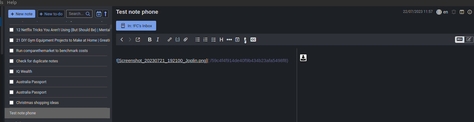Ubuntu > Joplin Server > Android Sync - Android Note - No Image · Issue #8525 · laurent22/joplin ...