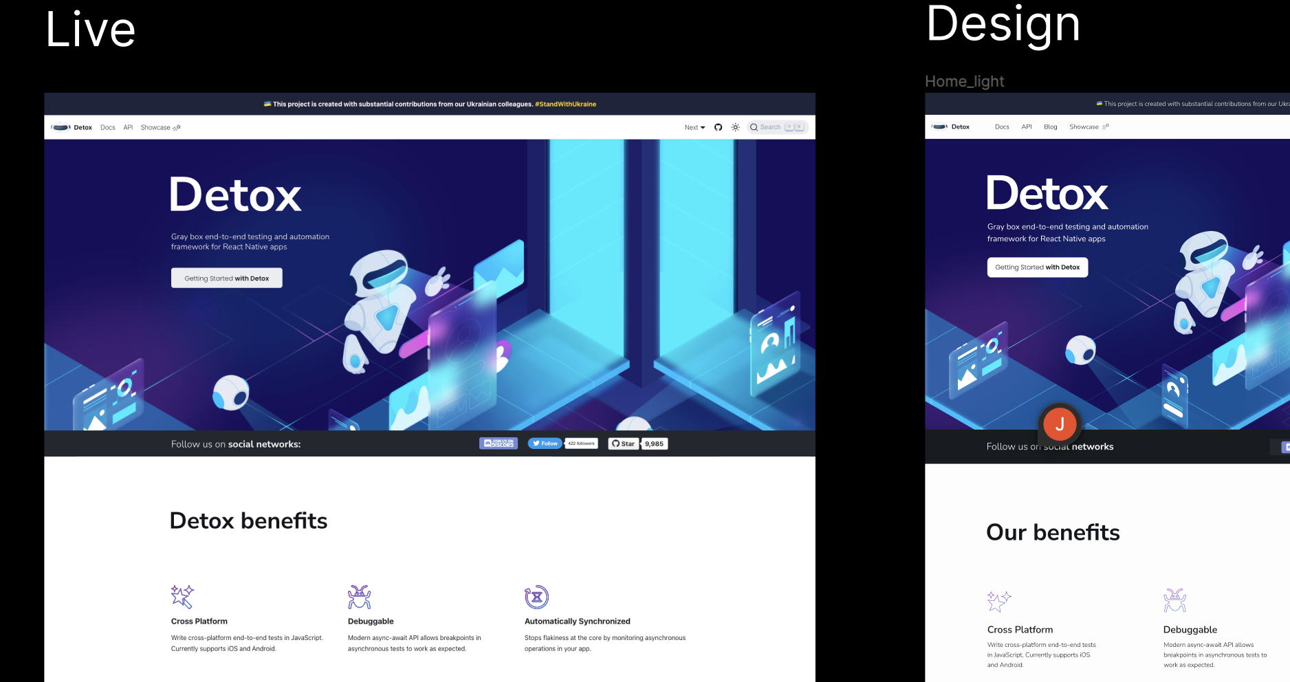 [Website] Homepage CSS Fixes · Issue #3809 · wix/Detox · GitHub