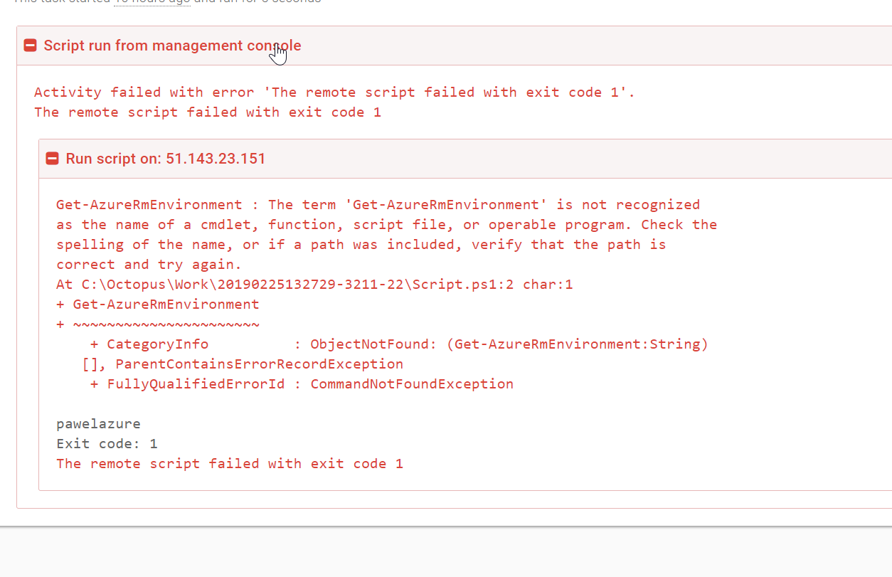 Script Console doesn't bring Azure dependencies when run on an Azure target · Issue #5333 ...