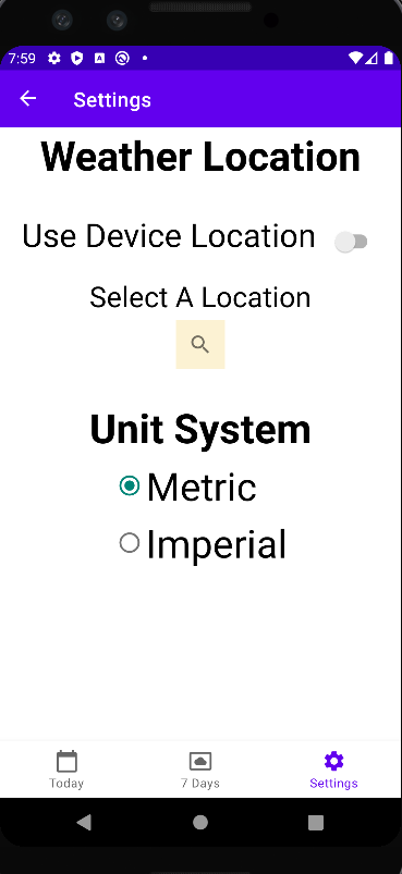 GitHub - KosmasPsarris/Forecaster: An application where you can see the weather of a location.
