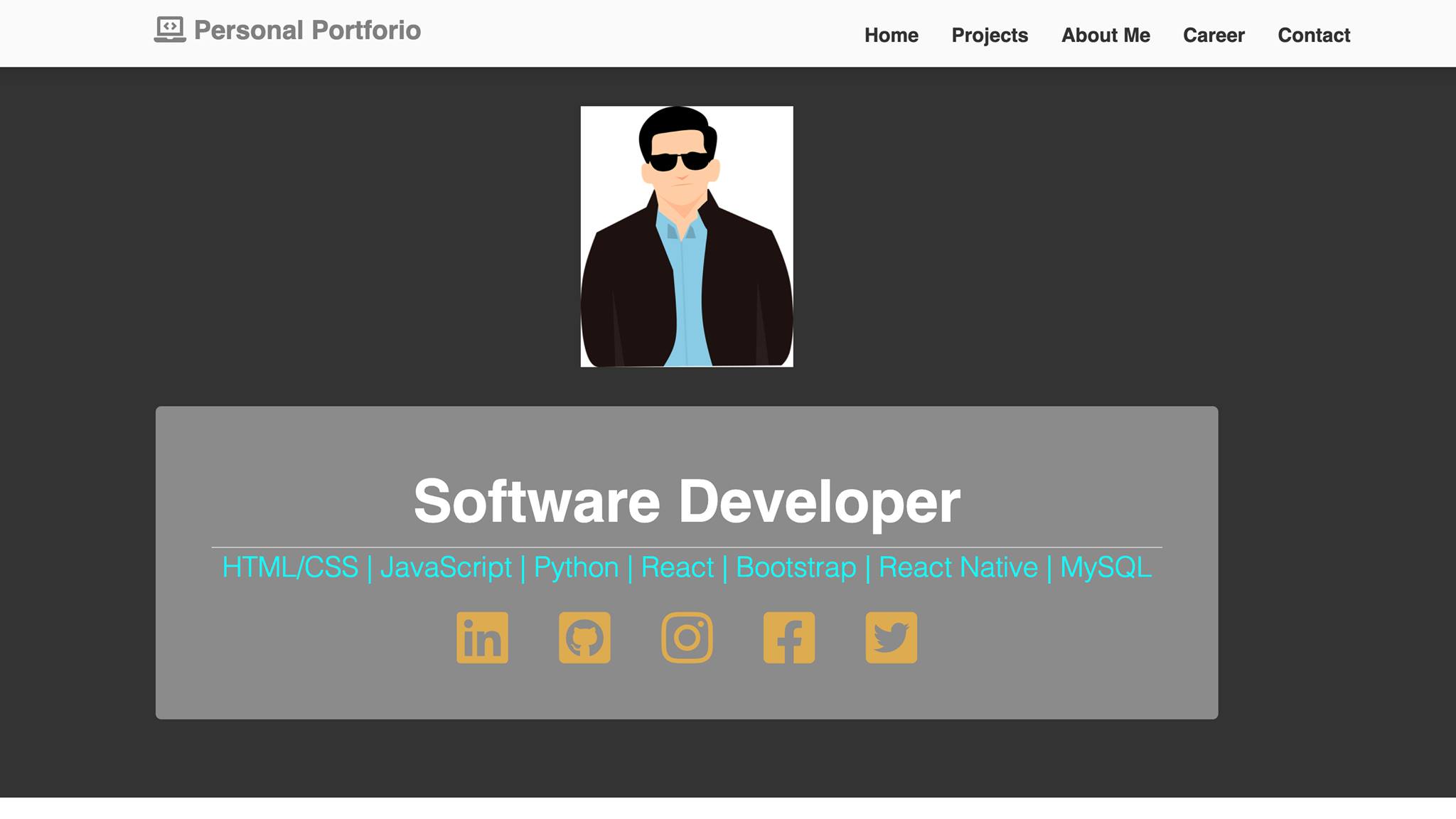 GitHub - ryotma14/React_Onepage_Portfolio