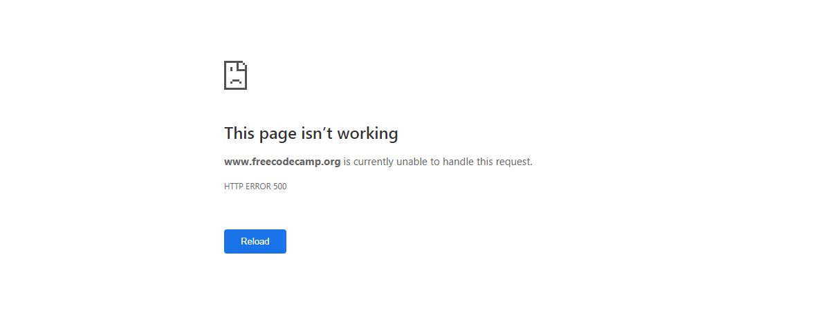 FCC Forum is down - Internal Server 500 error · Issue #16640 · freeCodeCamp/freeCodeCamp · GitHub