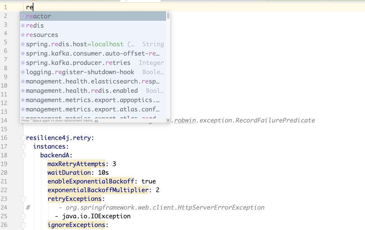 resilience4j-spring-boot2 con't auto recognize config with IDEA · Issue #540 · resilience4j ...
