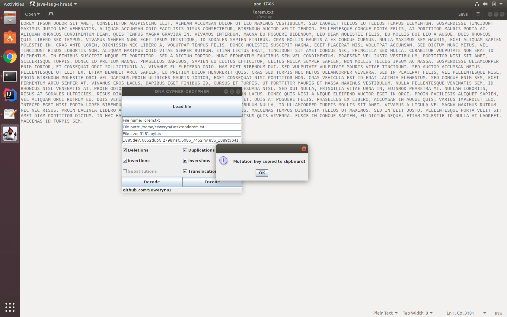 GitHub - seweryntalaj/DNA-Cypher: Encoding and Decoding application