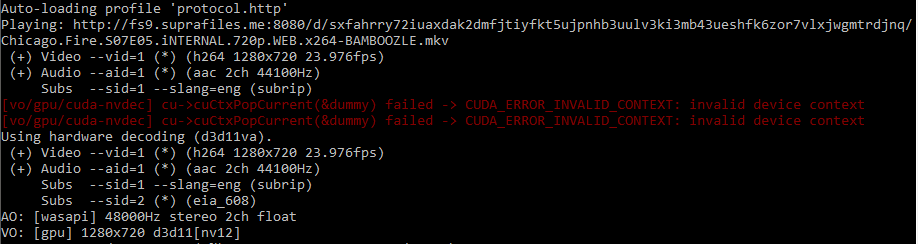 Vogpu Player Using Cuda By Default Even Though Cuda Is Not Selected · Issue 6256 · Mpv 