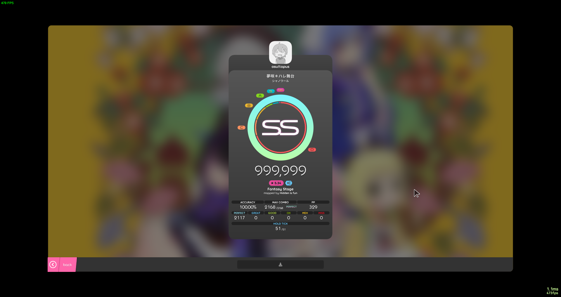 Perfect play didn't get max score in specific beatmap · Issue #23911 · ppy/osu · GitHub
