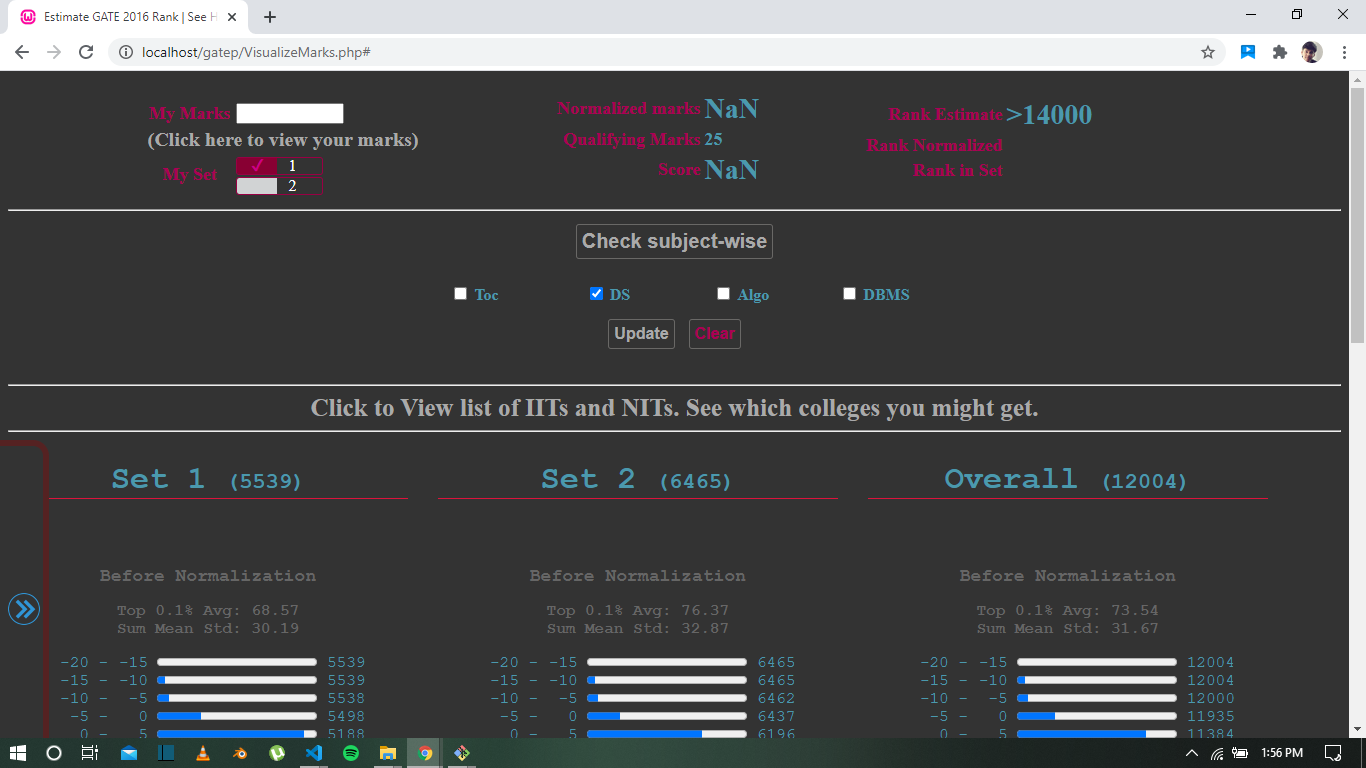 subject-wise by smn98 · Pull Request #7 · GATEOverflow/GATE-Marks-Evaluator · GitHub
