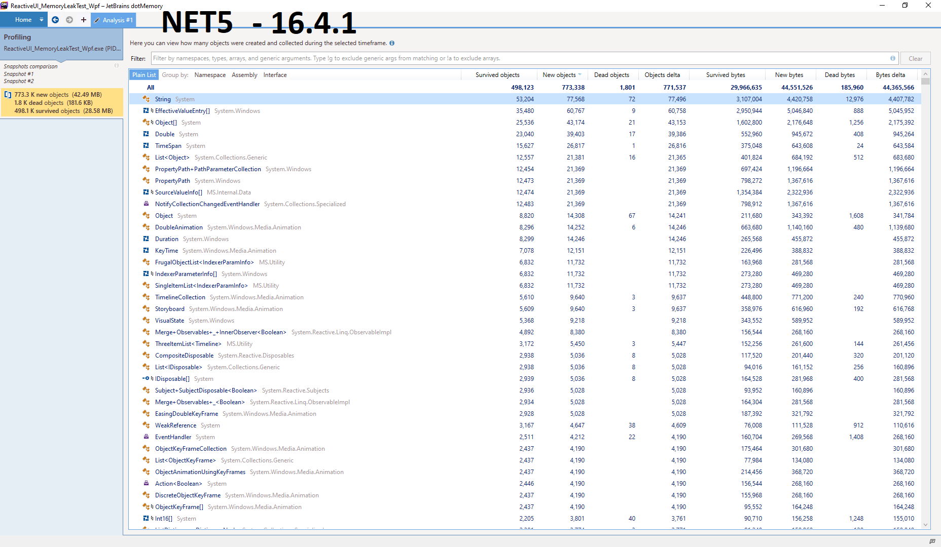 [BUG] MemoryLeak on WPF · Issue #3091 · reactiveui/ReactiveUI · GitHub
