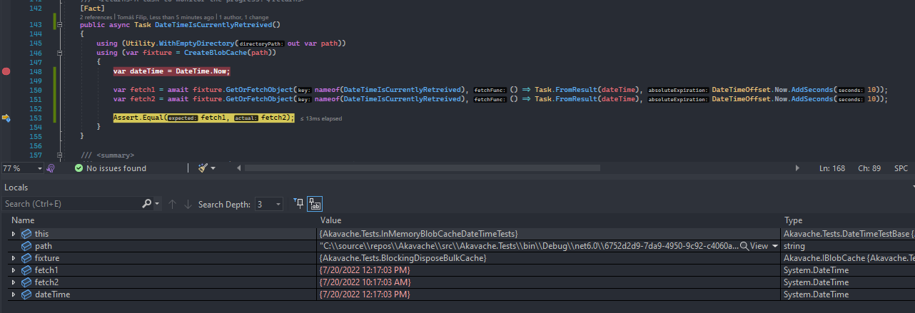 [BUG] GetOrFetchObject DateTime is getting retreived incorrectly from cache. (Minus 2 hours ...