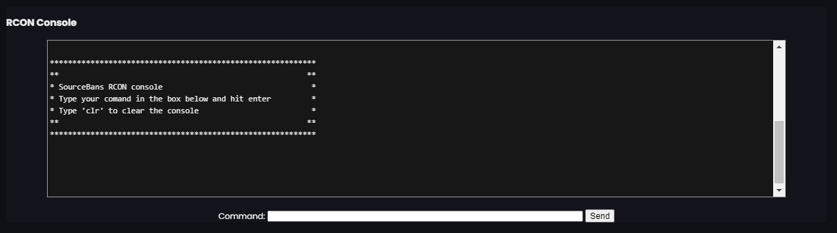 RCON Console color · Issue #9 · aXenDeveloper/sourcebans-web-theme-fluent · GitHub