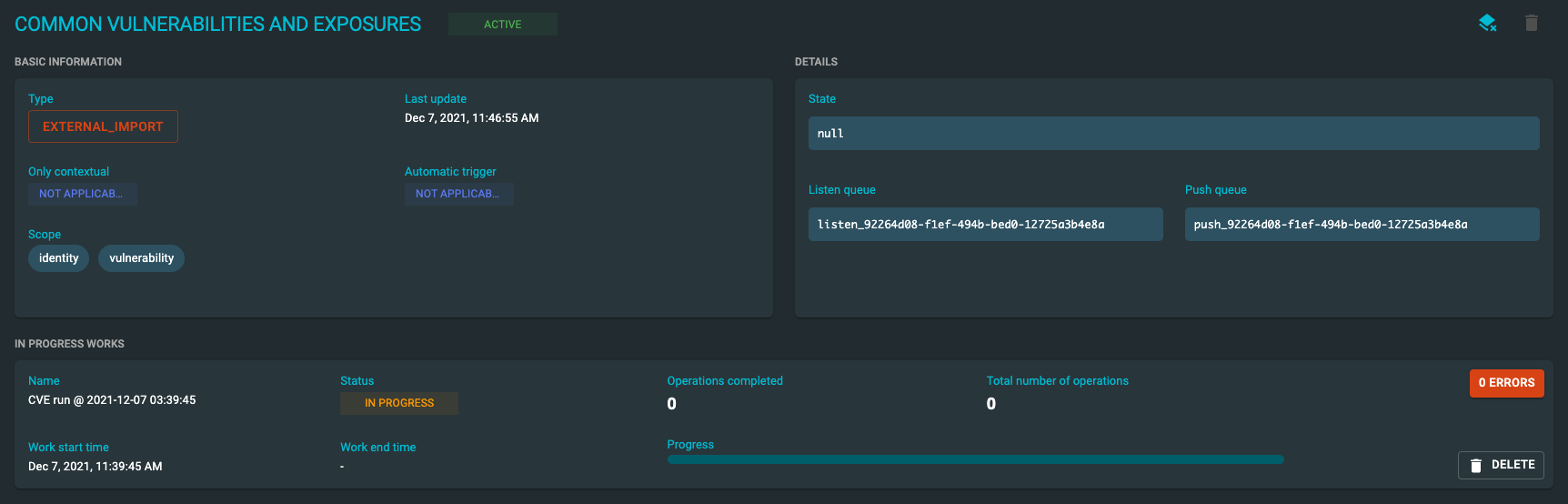 Error when importing content from CVE Connector for OpenCTI 5.1.1 · Issue #566 · OpenCTI ...