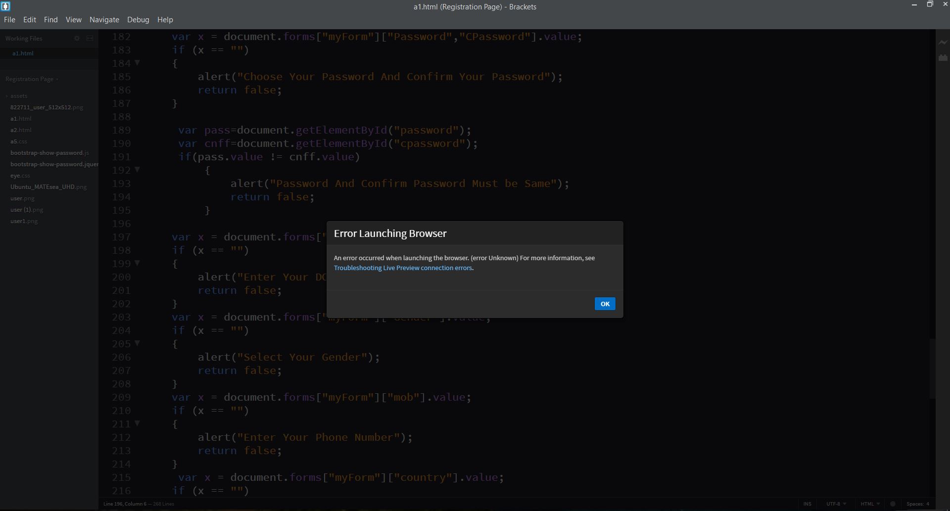 LIVE EDITING IS NOT WORKING IN BRACKETS 1.12. · Issue #14148 · adobe ... LIVE EDITING IS NOT WORKING IN BRACKETS 1.12. · Issue #14148 · adobe ...