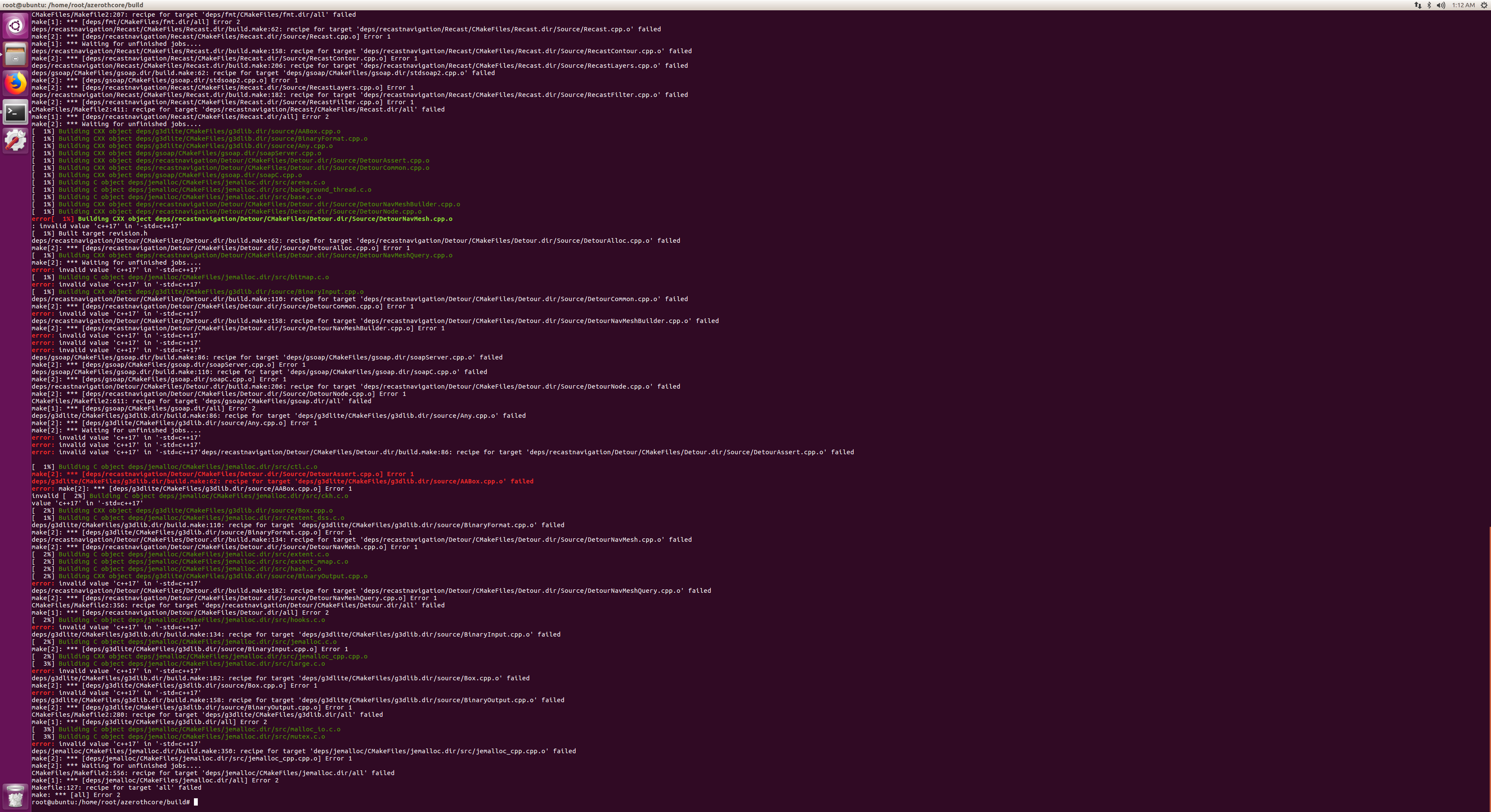 Compile Error · Issue #2293 · azerothcore/azerothcore-wotlk · GitHub