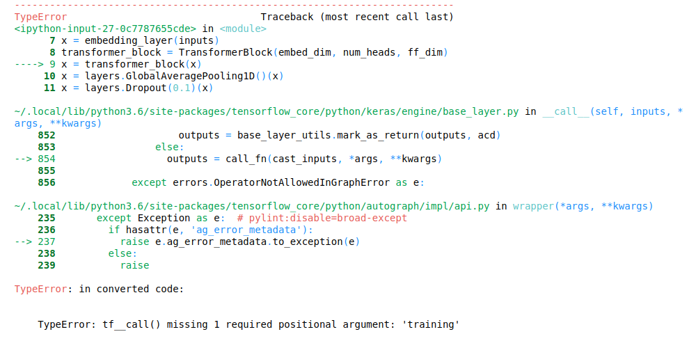 Issue with transformer for sentence classification notebook · Issue ...