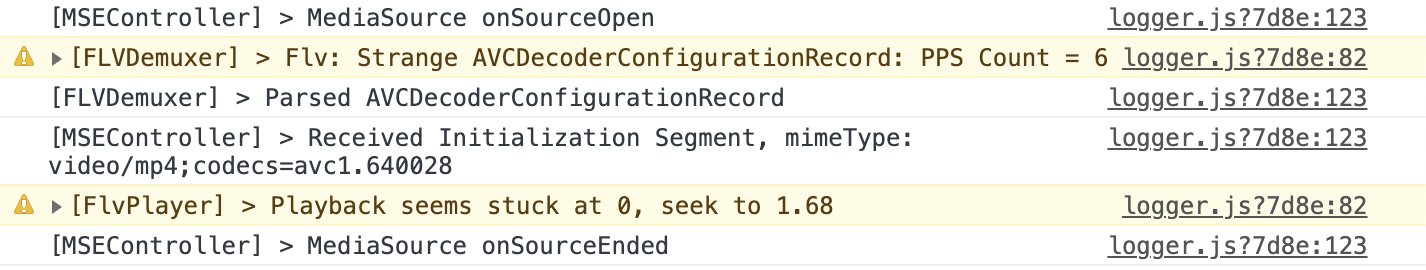 chrome 浏览器播放 flv 视频会 stuck at 0 · Issue #636 · bilibili/flv.js · GitHub