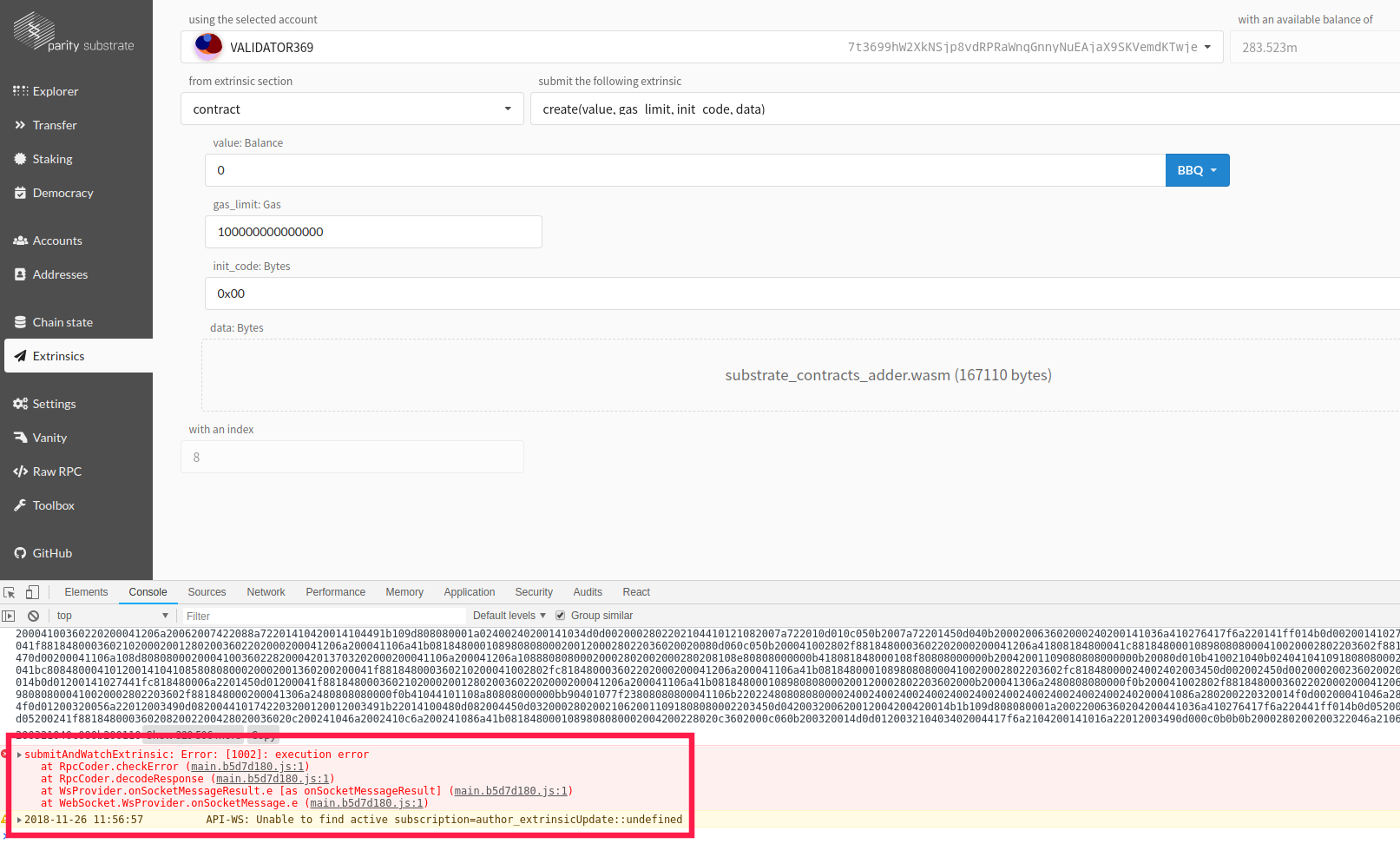 Encountered an error: WebSocket at Capacity: Exceeded max fragments. · Issue #1160 · paritytech ...