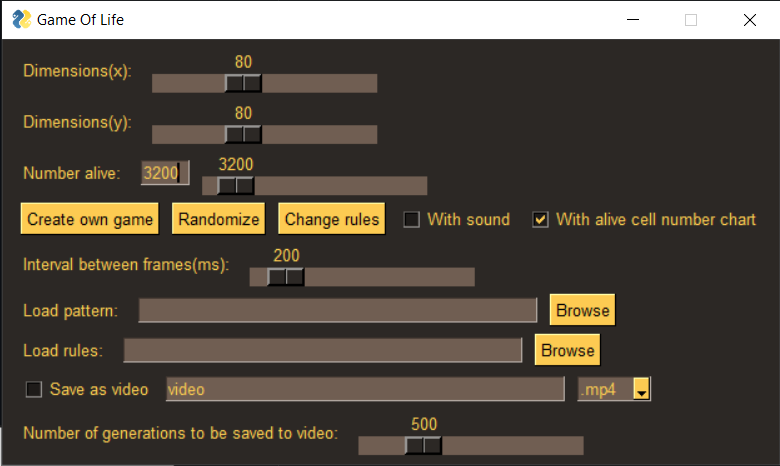 GitHub - stefanp99/game-of-life: Conway's game of life with sounds ...