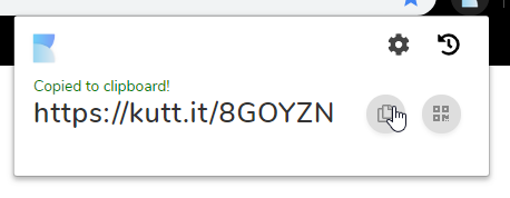 Improve "copied" text UI · Issue #35 · thedevs-network/kutt-extension · GitHub