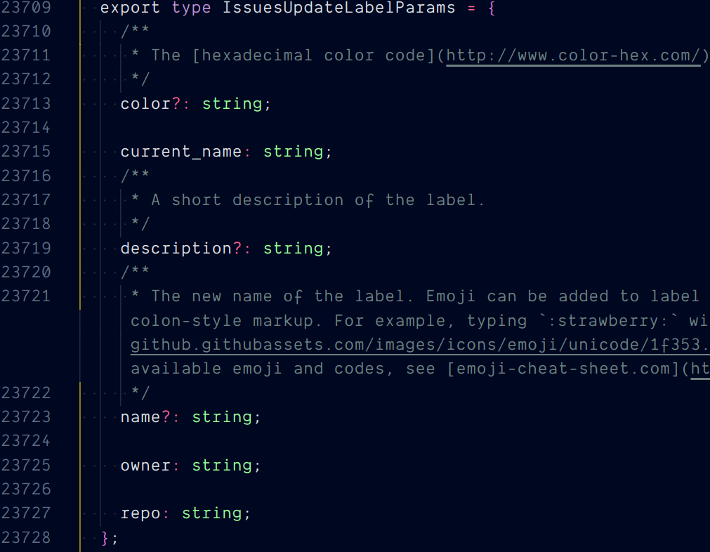 Documentation For Octokit Routes Issues Update Label Is Incorrect · Issue 1544 · Octokit