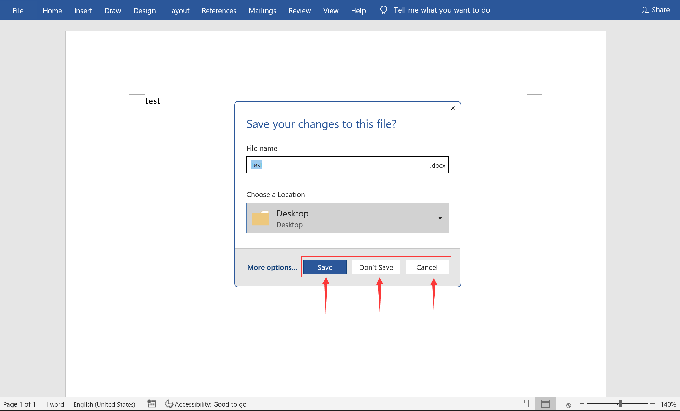 Rearrange the buttons on the message box for unsaved files by Lucas ...