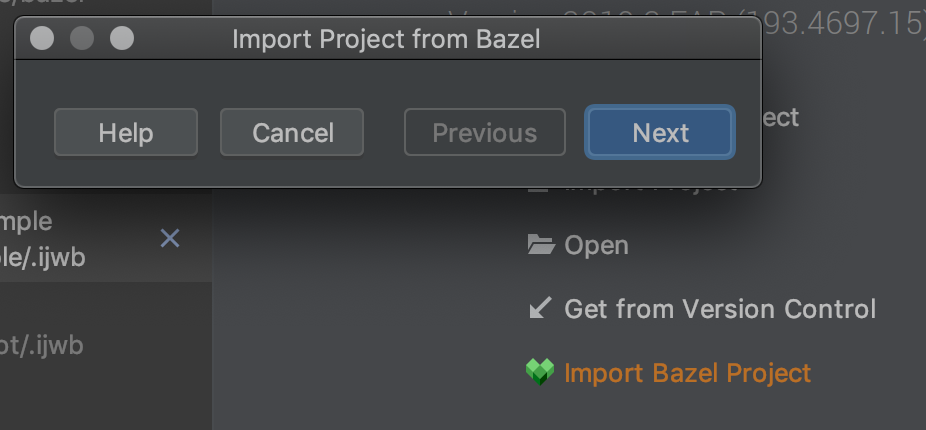 Import Bazel Project dialog is broken on 2019.3 · Issue #1296 · bazelbuild/intellij · GitHub