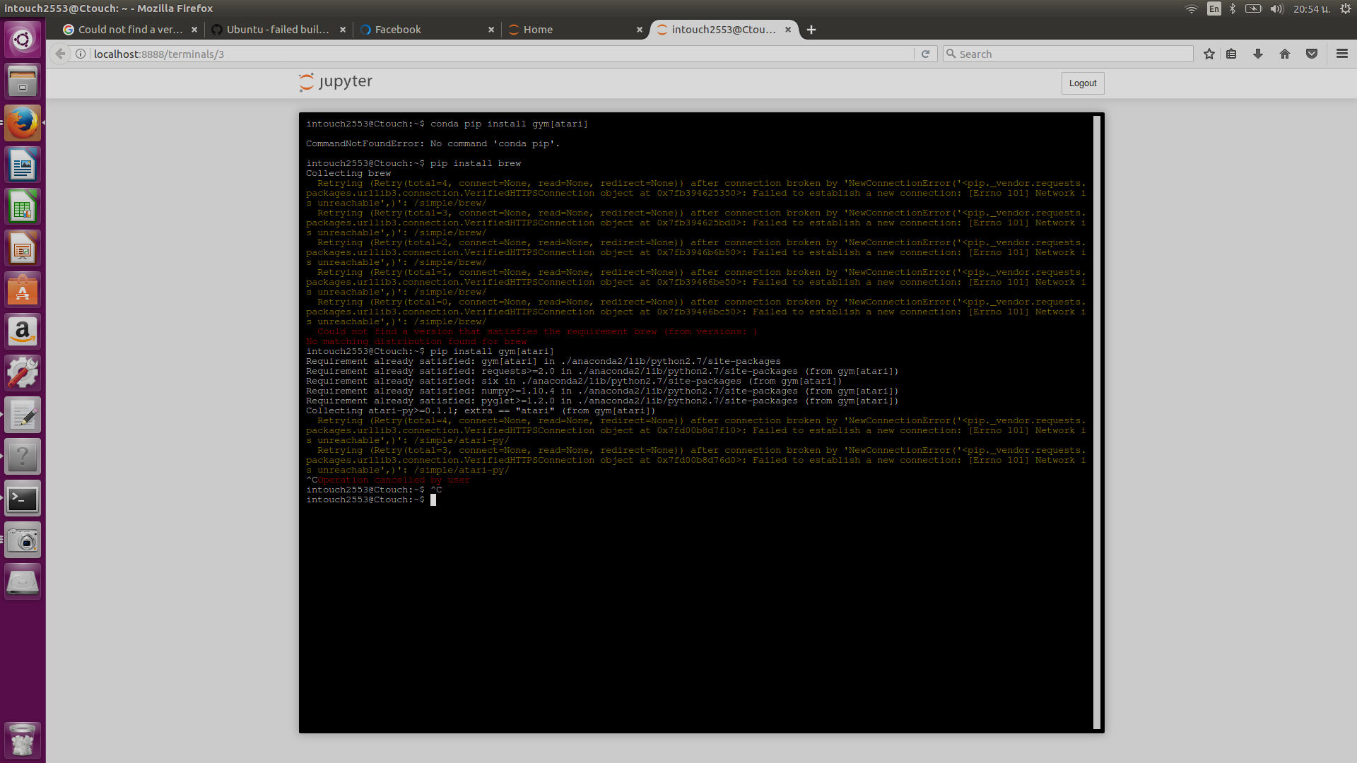 Ubuntu - failed building wheel for atari · Issue #812 · openai/gym · GitHub