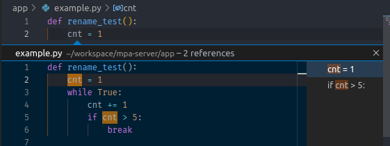 Some variables are not renamed in "Rename Symbol" functionality. · Issue #221 · microsoft ...
