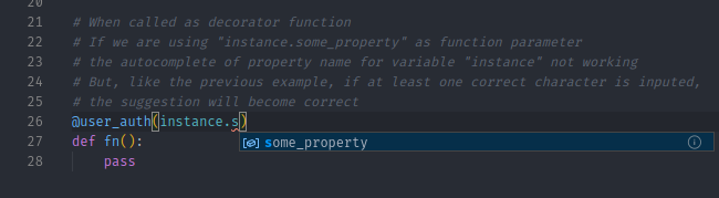 Function Parameter Autocompletion Not Working For Decorators · Issue 461 · Microsoftpyright