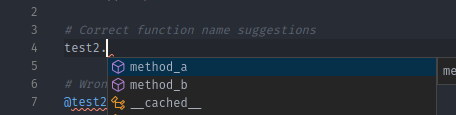 Function parameter autocompletion not working for decorators · Issue ...