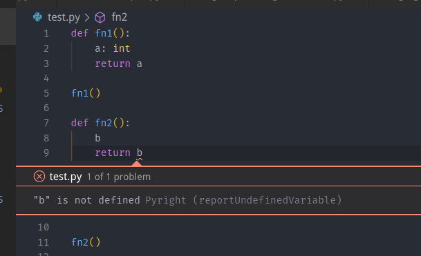 Report Variables That Not Being Assigned Any Value At All · Issue 772 · Microsoft Pyright · Github