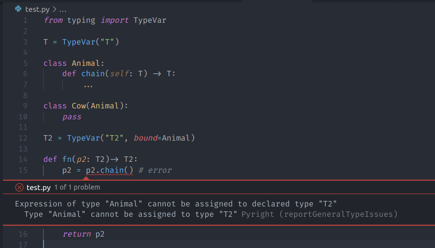Some checking about generics broken after 1.1.87 · Issue #1191 · microsoft/pyright · GitHub